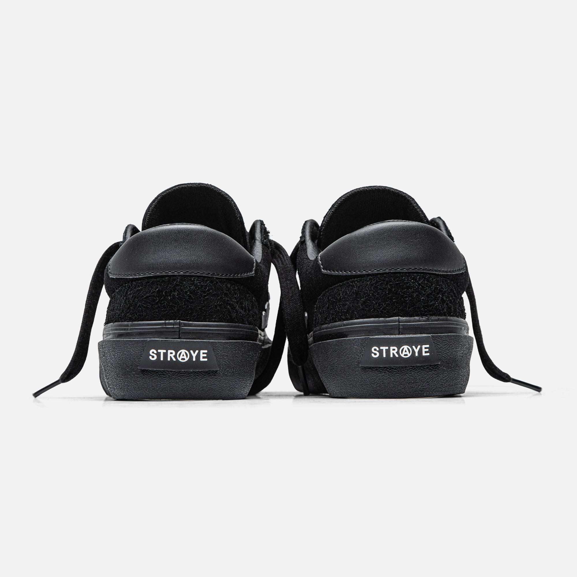 STRAYE Logan Phantom Flame hairy suede + suede low-top skate shoe