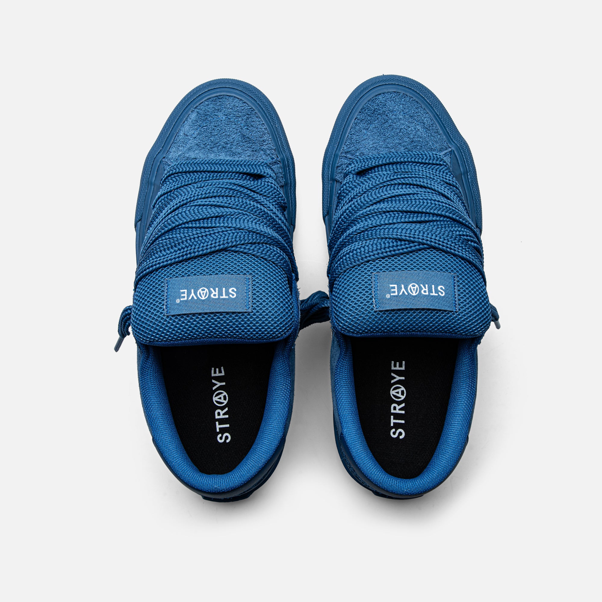 STRAYE Logan Puff Cripto Hairy Suede + Suede low-top skate shoe