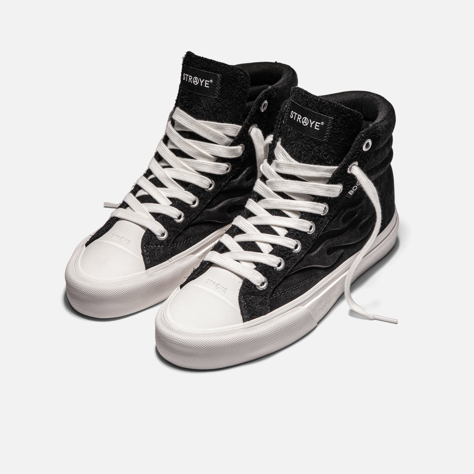 STRAYE Venice XO Suede — Boo Johnson high top skate shoe